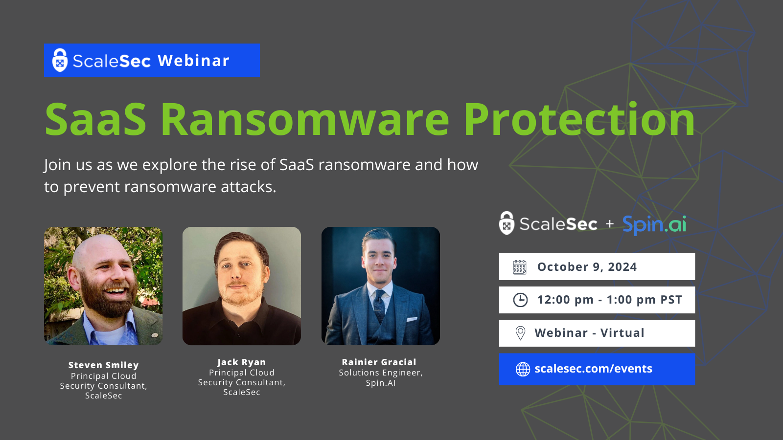 SaaS Ransomware Protection Webinar | ScaleSec